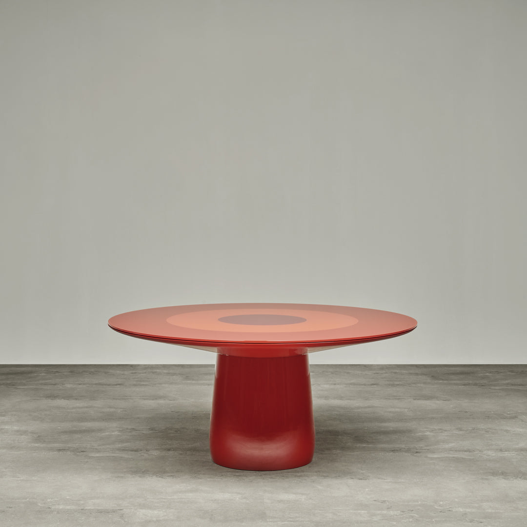 Glass Round Table ROUNDEL by Claesson Koivisto Rune for Baleri Italia ...