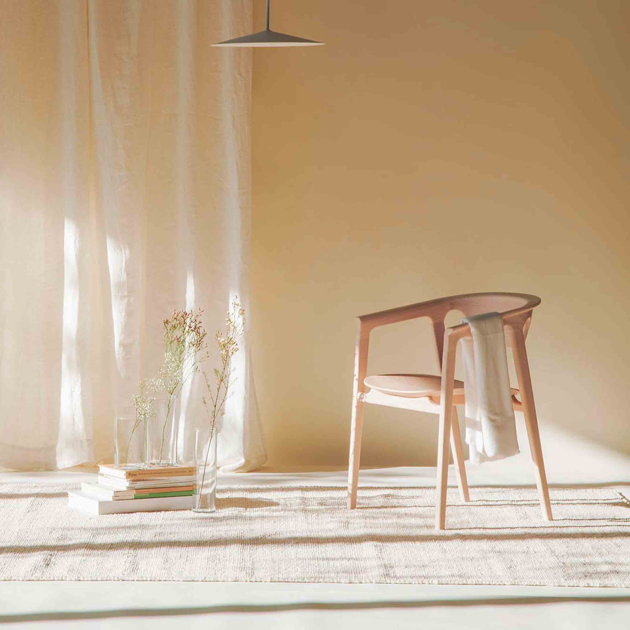 Ash Wood Armrest Chair DUNA by Cono Studio for Dale Italia. Shop on ...