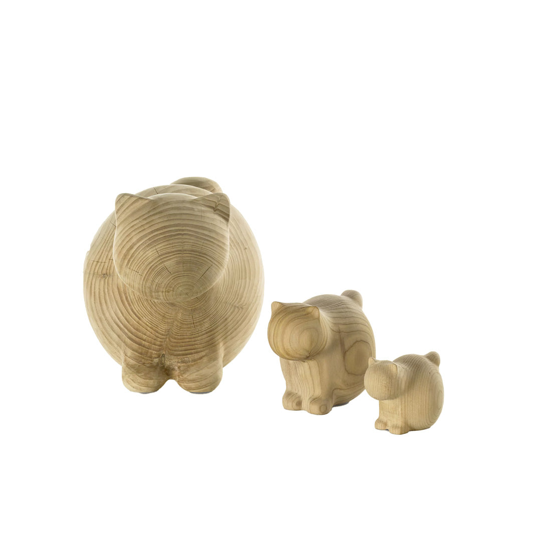 Wood Sculpture NEKO by Setsu & Shinobu Ito for Riva 1920. Shop on ...