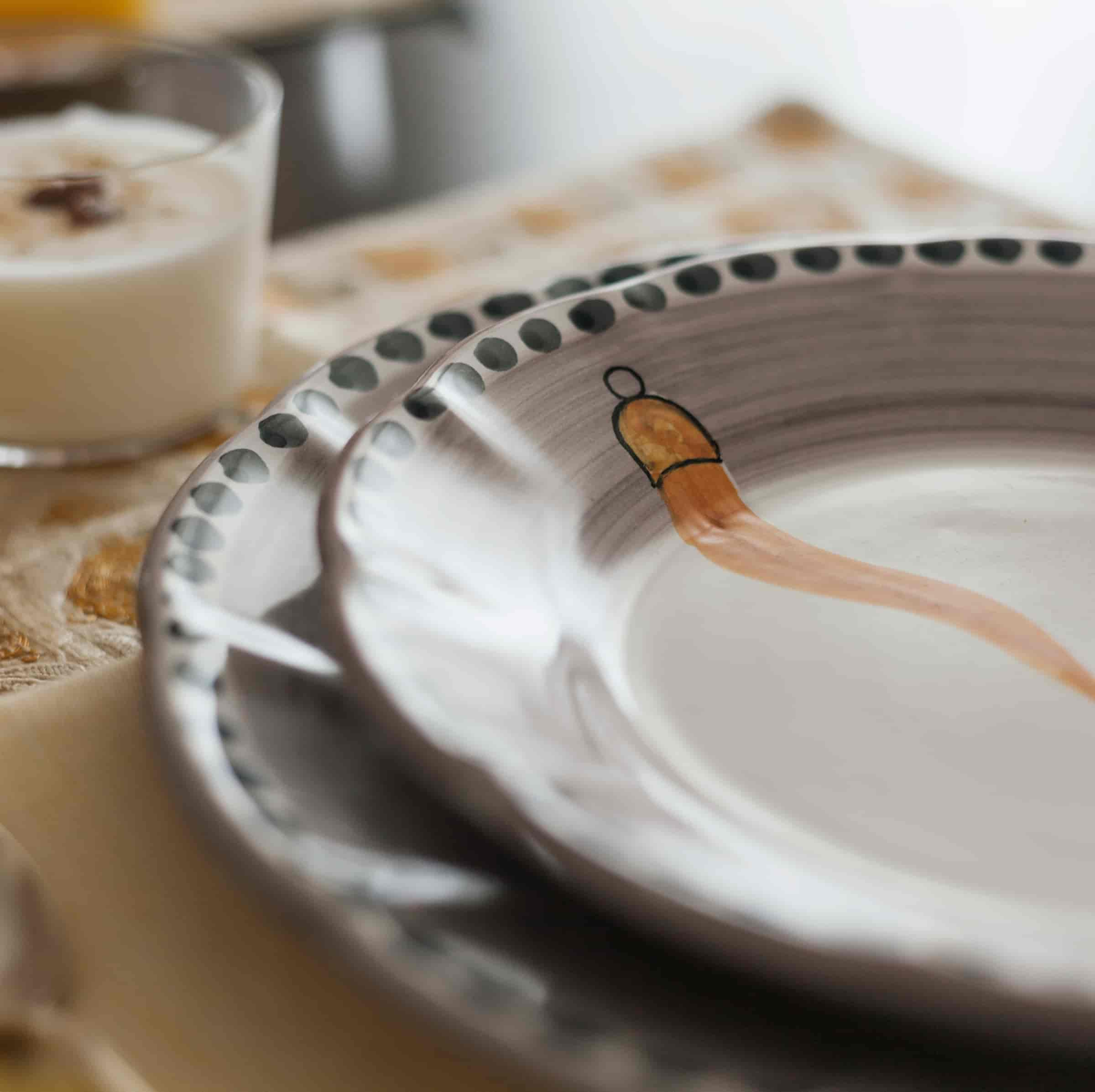 Keramikteller für Suppe VIETRI - FORTUNA von Germana Scapellato für ...
