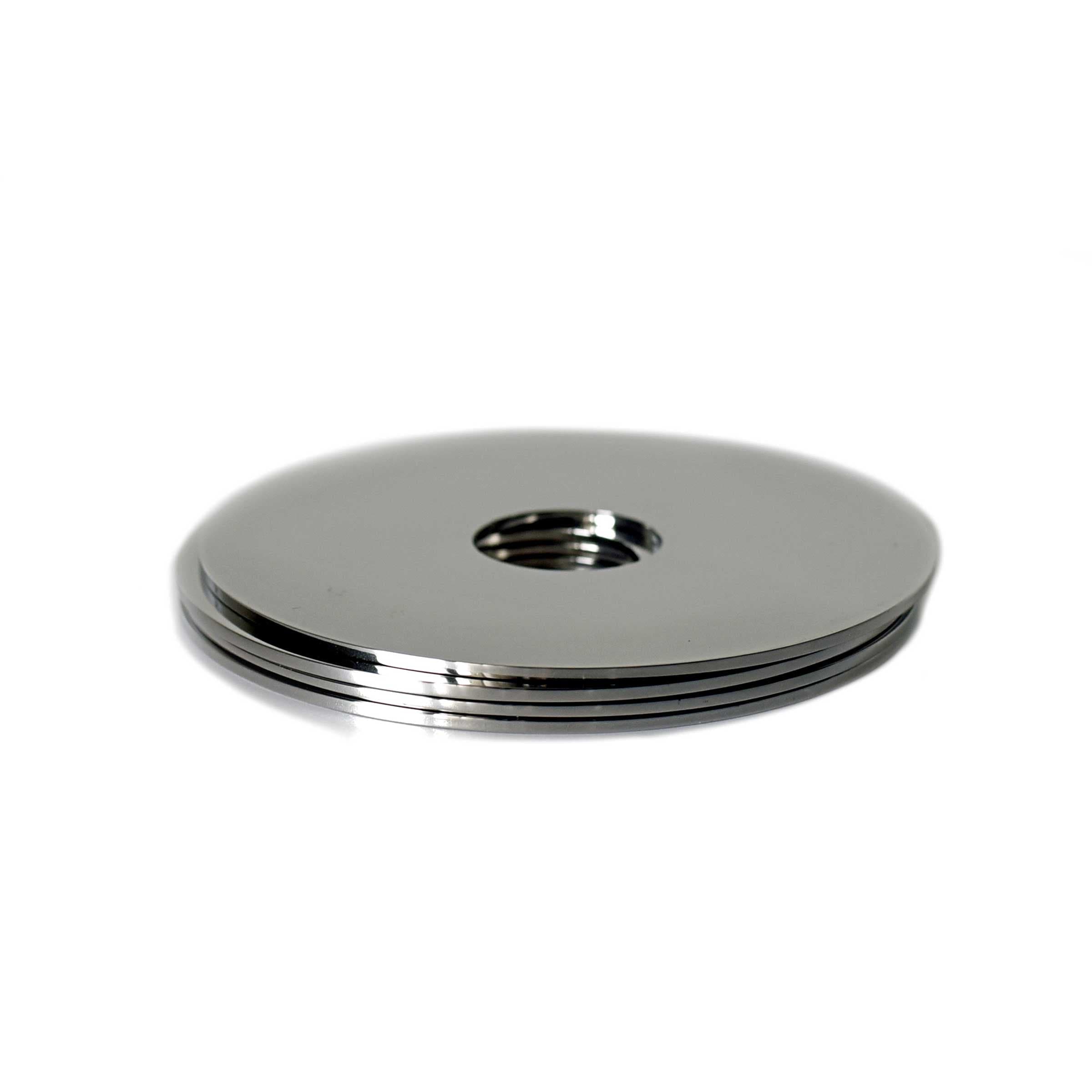 Stainless Steel Coasters IS - Set of Four. Shop on Design Italy