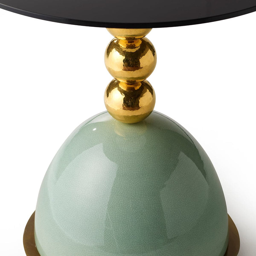 Side Table PINS Gold and Black by La Récréation for Marioni. Shop on ...