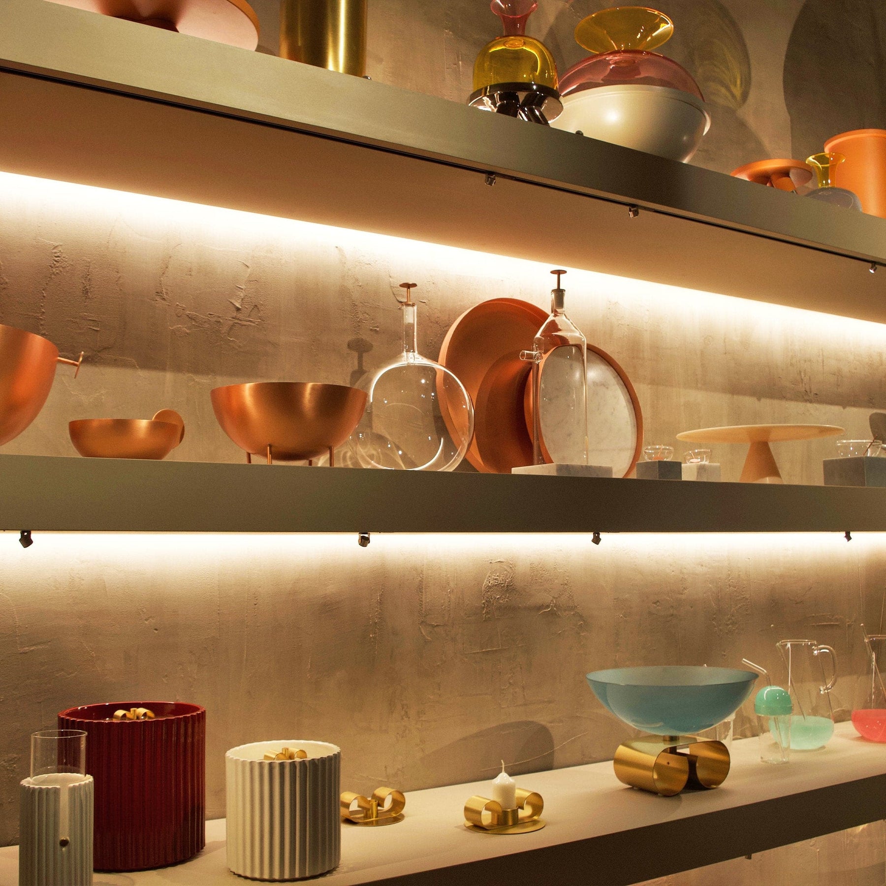 Blown Glass Bottle PIMS by Aldo Cibic for Paola C. Shop on Design Italy