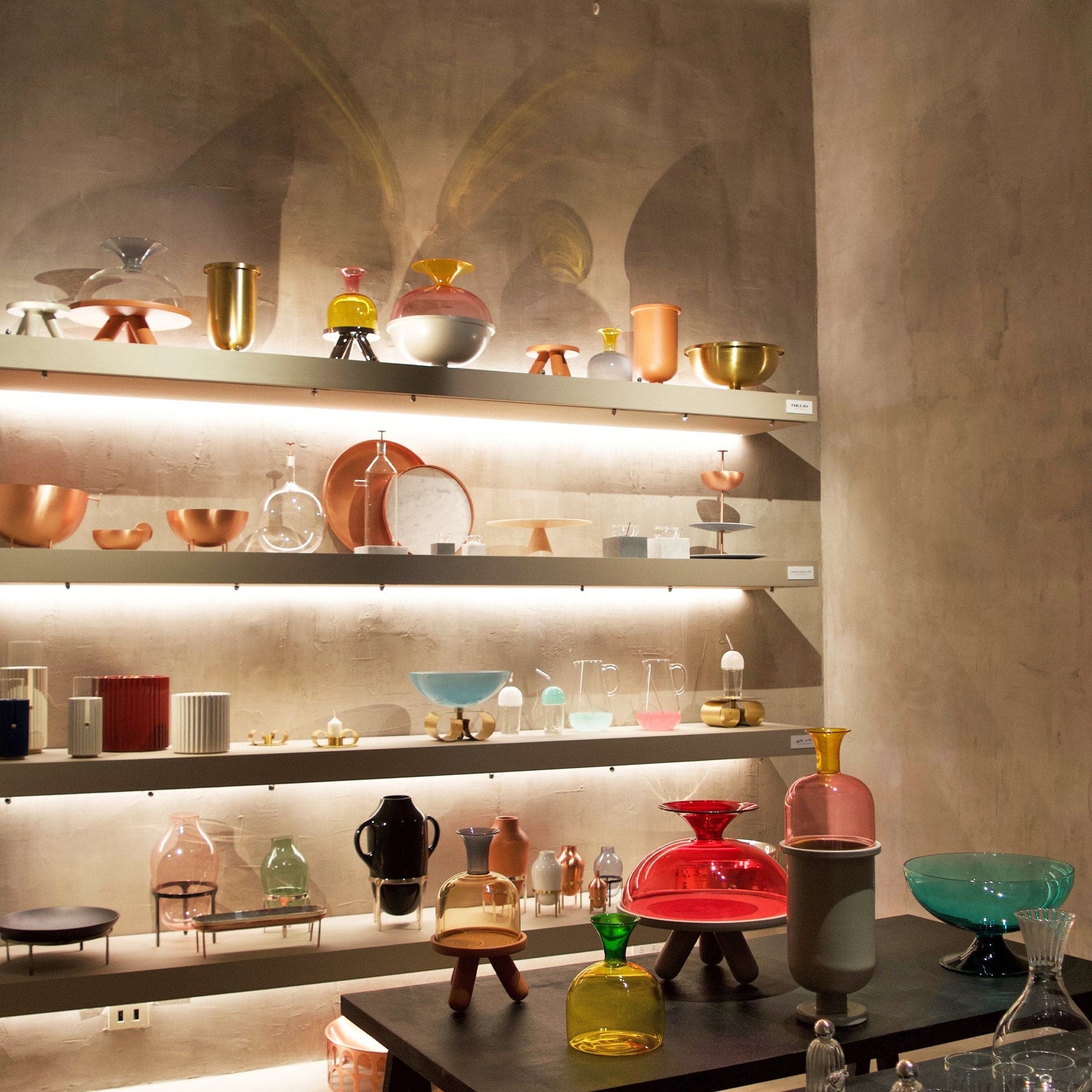 Blown Glass Bottle PIMS by Aldo Cibic for Paola C - Design Italy