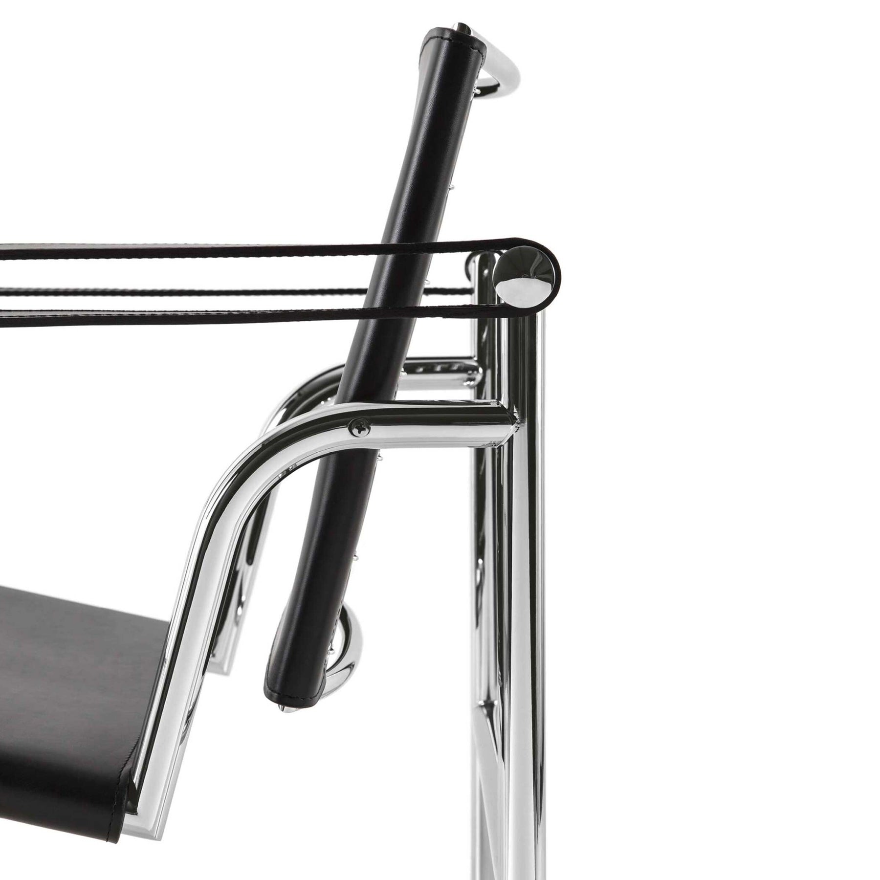 Fauteuil en Acier et Cuir LC1 FAUTEUIL A' DOSSIER BASCULANT par Le Corbusier, Pierre Jeanneret ...