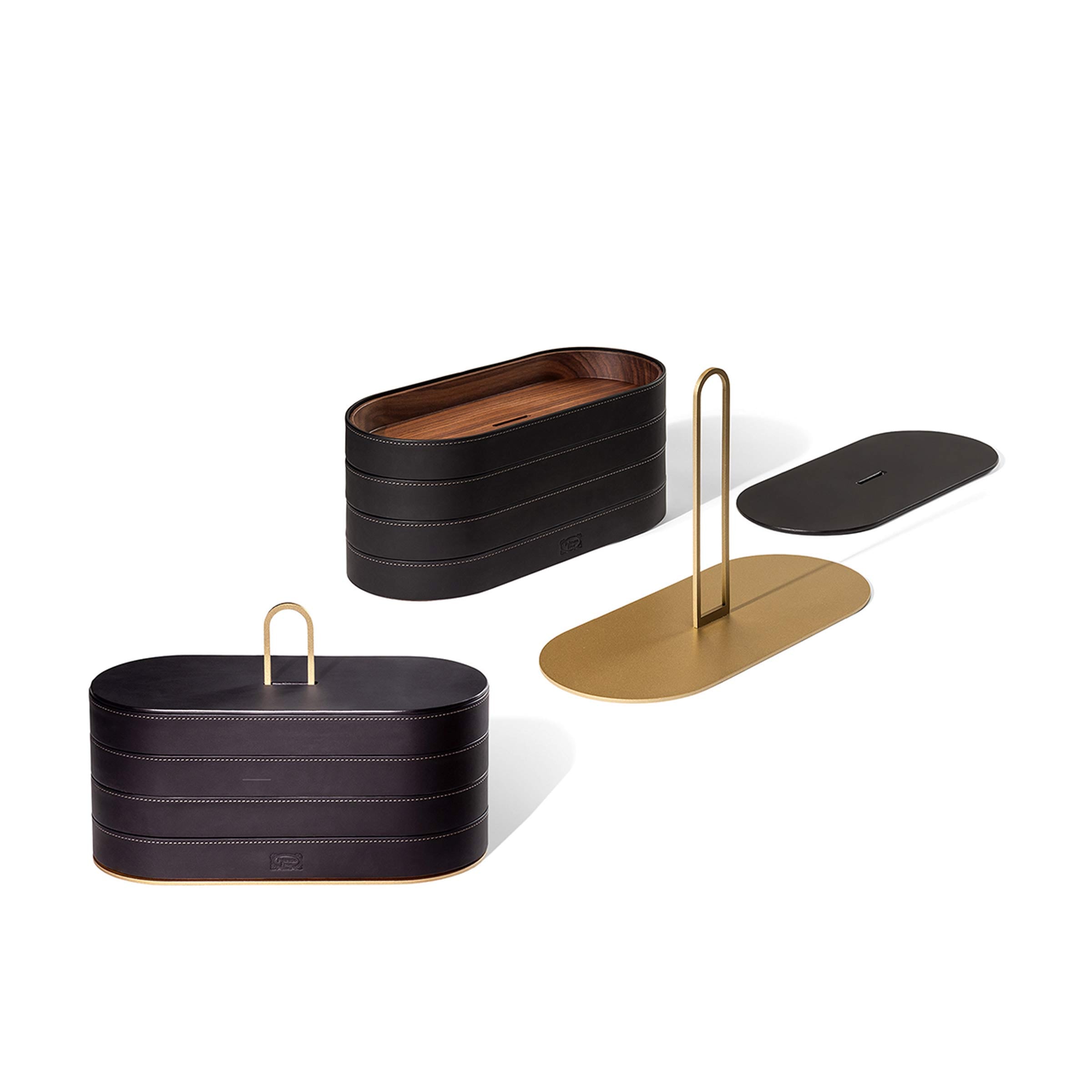 Leather Container ZHUANG by Neri&Hu for Poltrona Frau - Design Italy