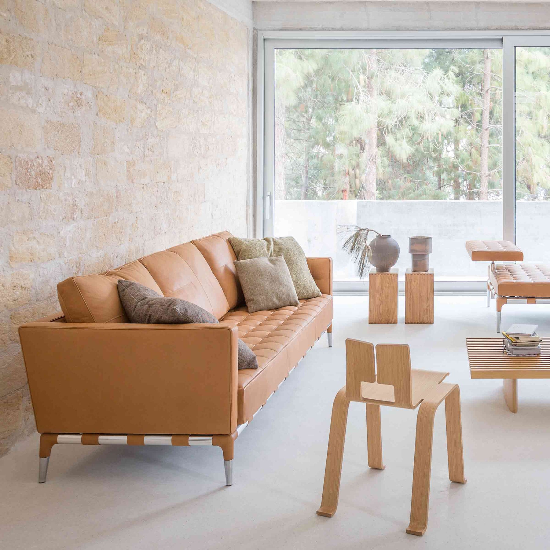 Three-Seater Leather Sofa PRIVE' by Philippe Starck for Cassina. Shop ...