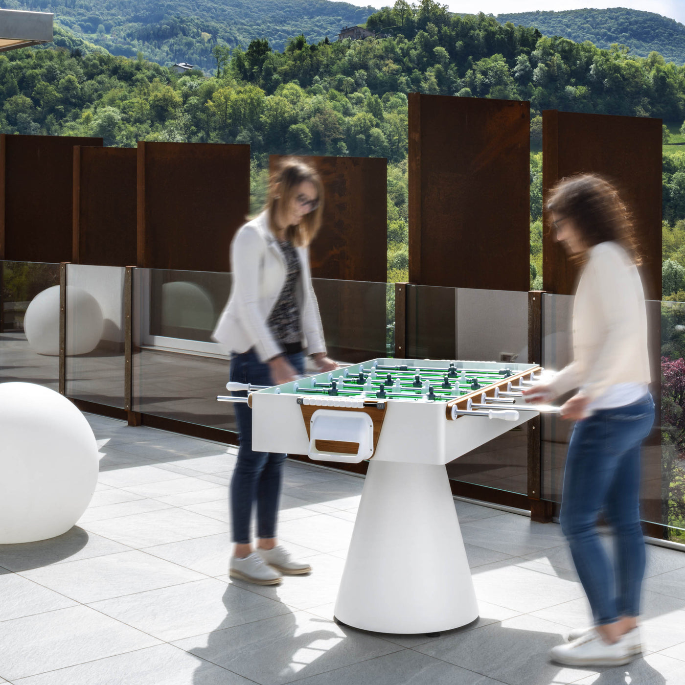 Metal Foosball Table CICLOPE by Basaglia and Rota Nodari for FAS ...