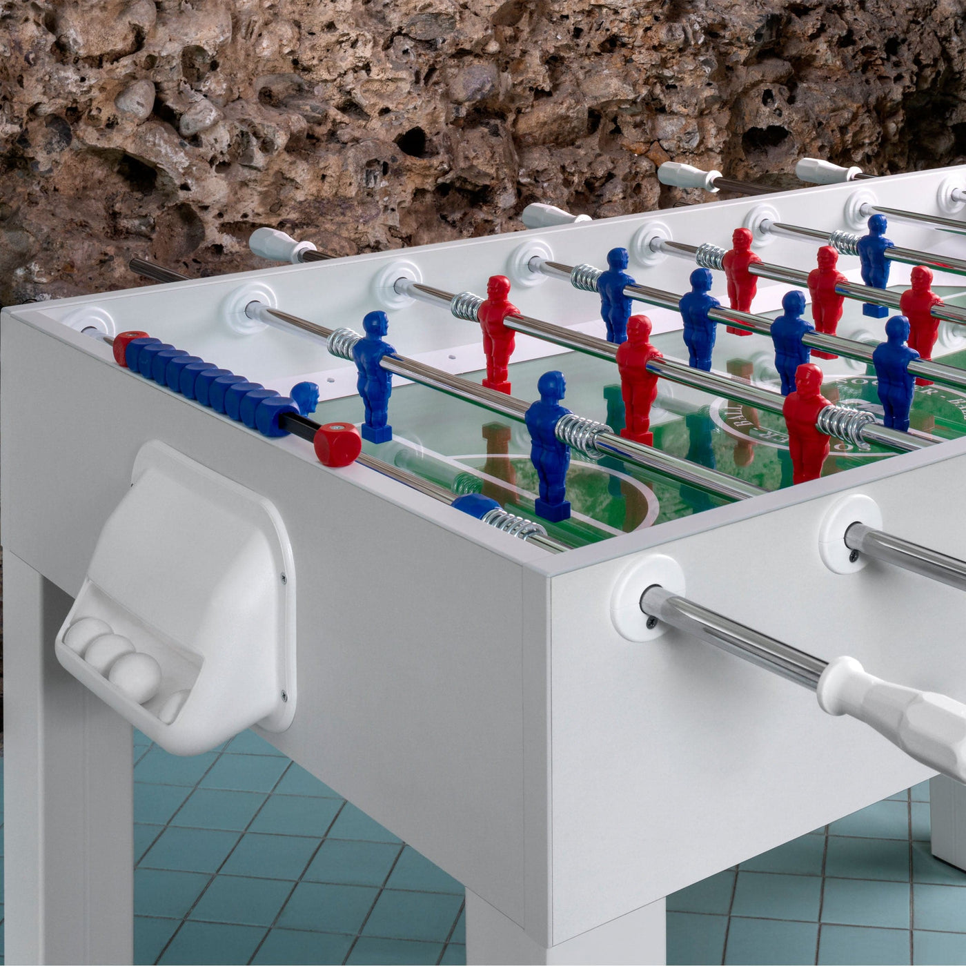 Metal Foosball Table FIDO by Basaglia and Rota Nodari for FAS Pendezza ...