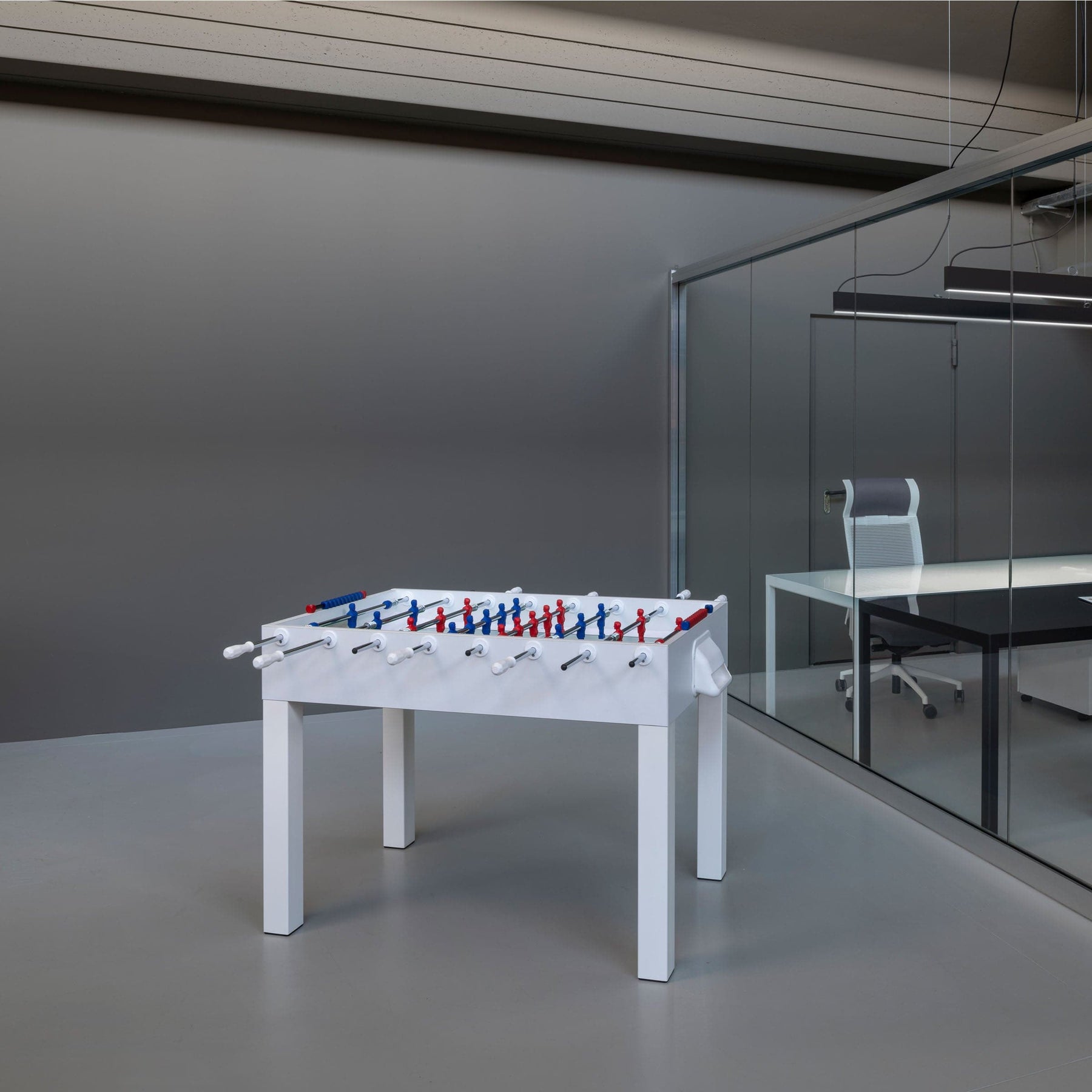 Metal Foosball Table FIDO by Basaglia and Rota Nodari for FAS Pendezza ...