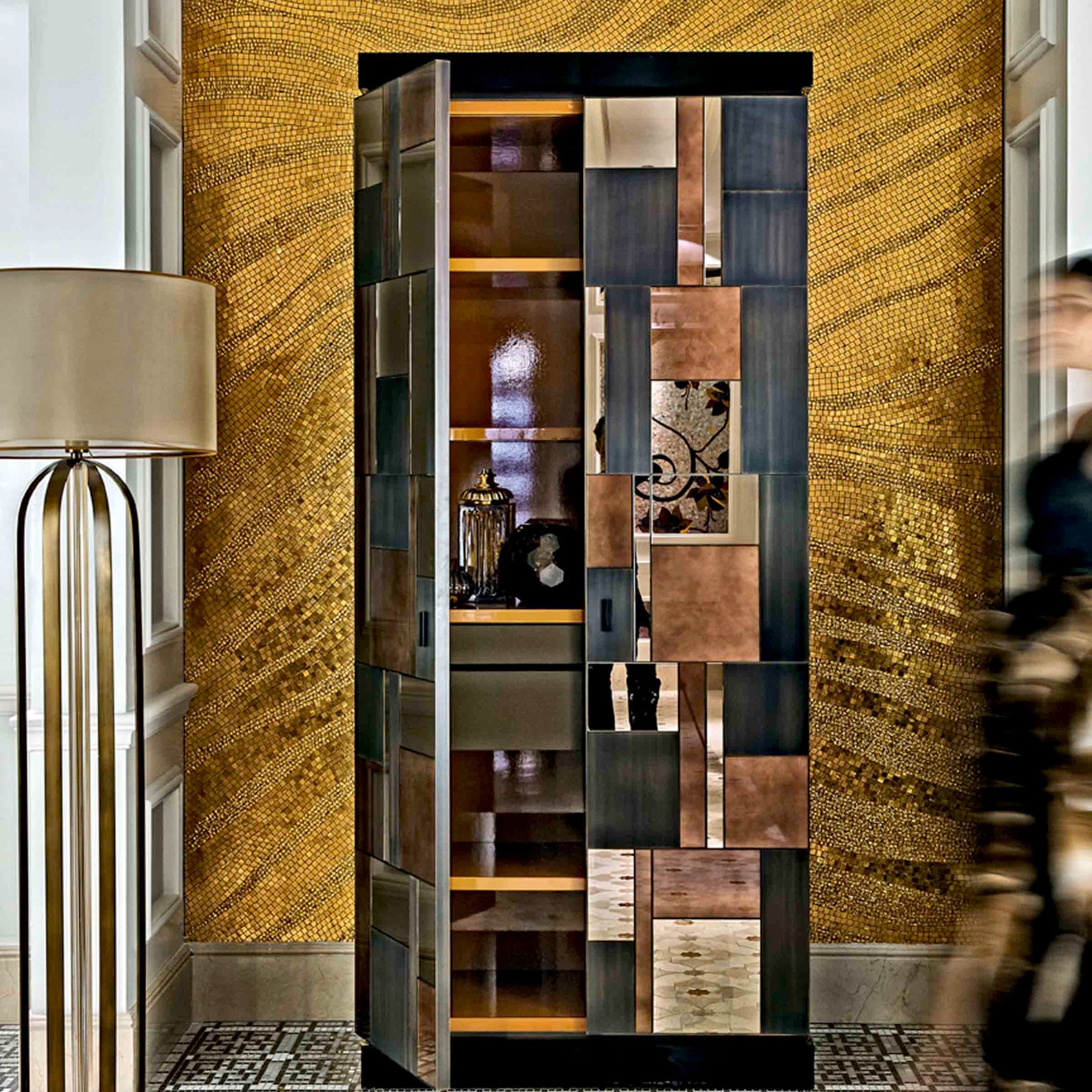 Mosaïque Or WAVE de Sicis – Design Italy