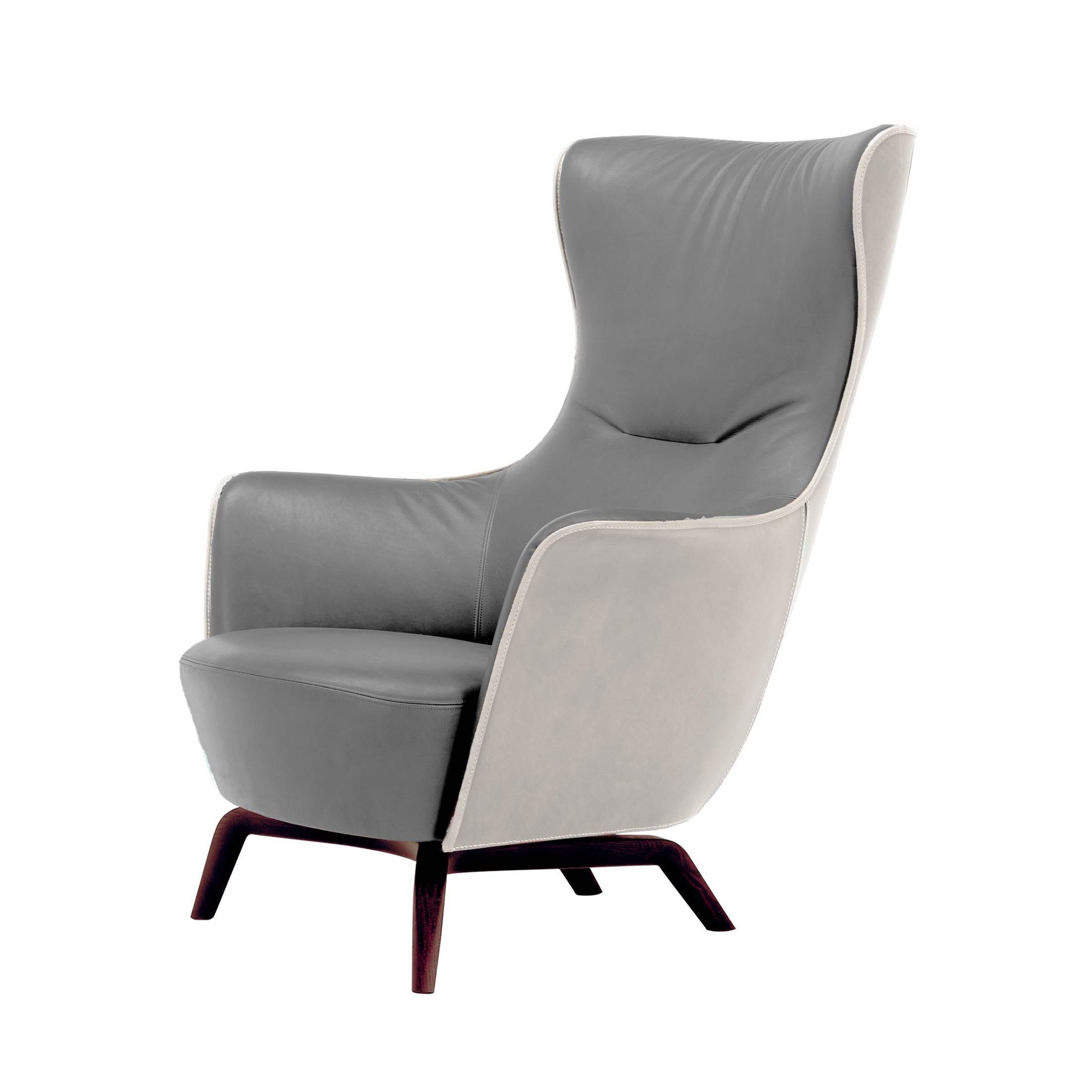 Leather Armchair MAMY BLUE by Roberto Lazzeroni for Poltrona Frau. Shop ...