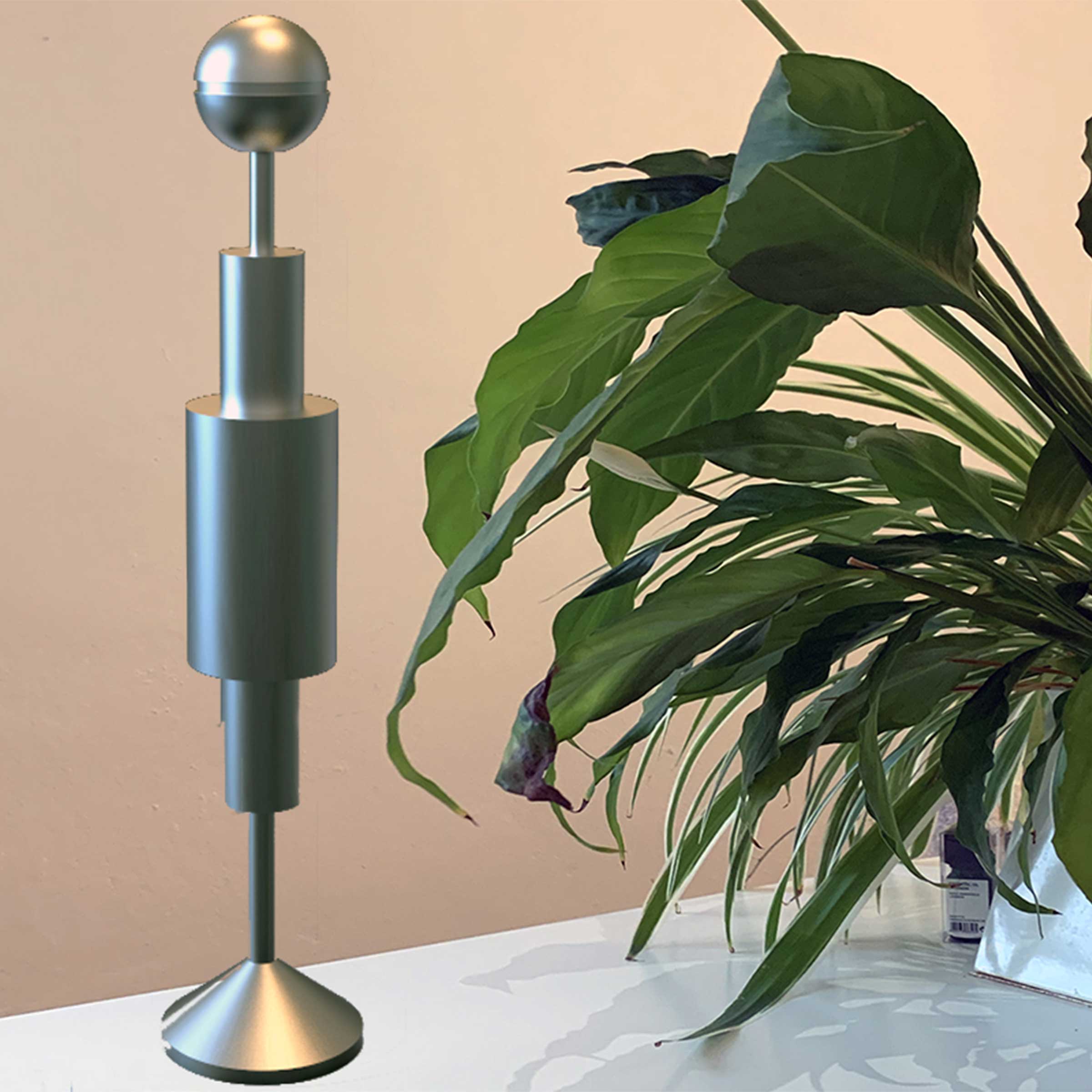 Aluminium Sculpture ODD’IO by Alessandro Guerriero for Cyrcus Design ...