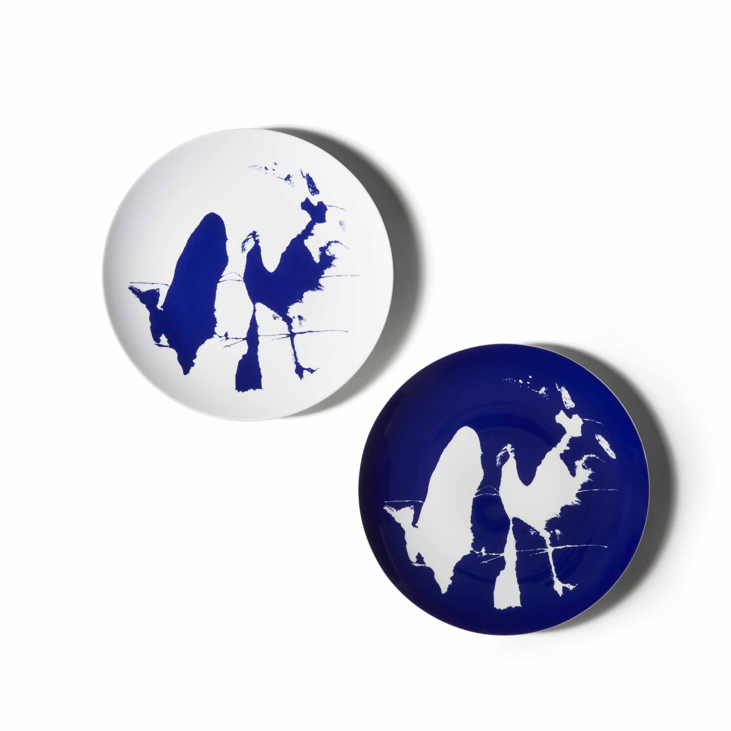 Porcelain Placeholder Plate Set NEIGE by Richard Ginori for Cassina ...