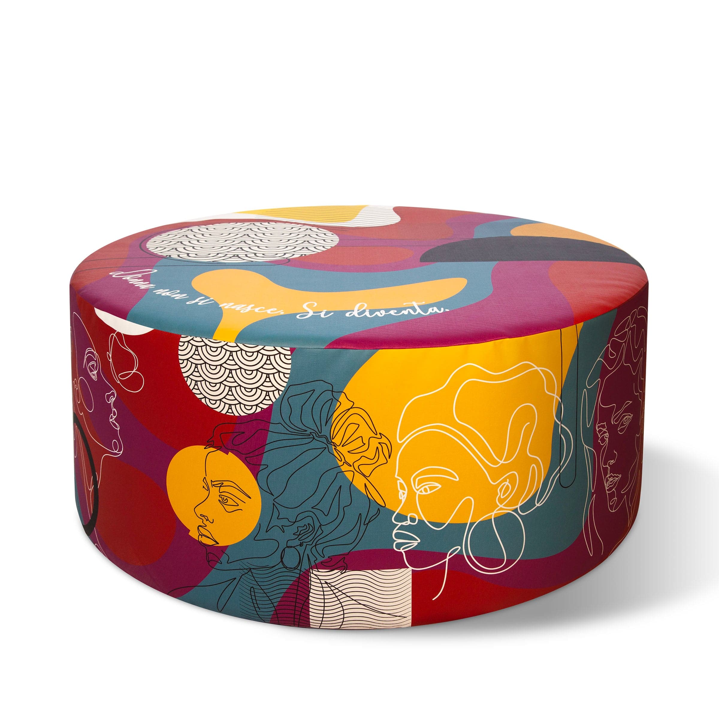 Pouf SOFT MAXI SIPARIO by Luciana Gomez for MYIN. Shop on Design Italy