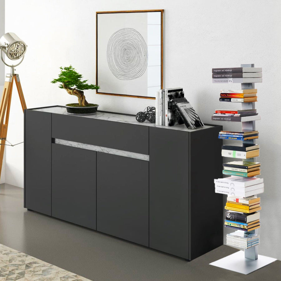 SAPIENS - BBB Italia Metal Bookcase by Bruno Rinaldi. Shop on Design Italy