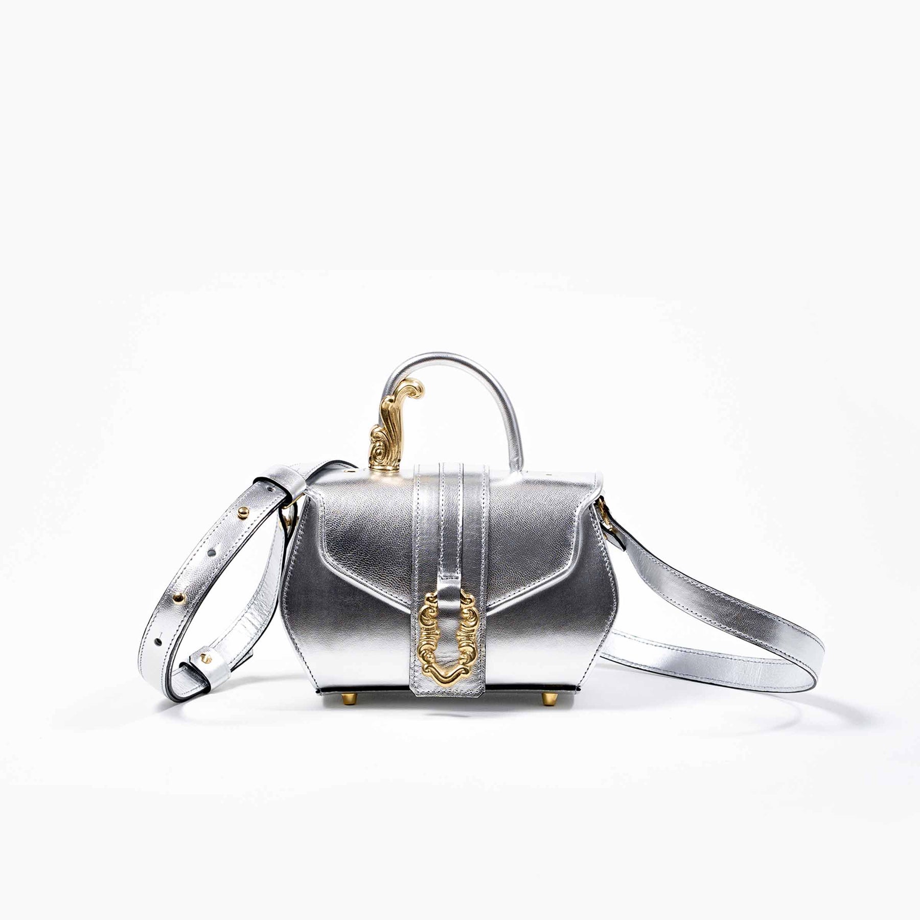 Crossbody Leather Bag DIAMOND Mini by MARCO Atelier. Shop on Design Italy