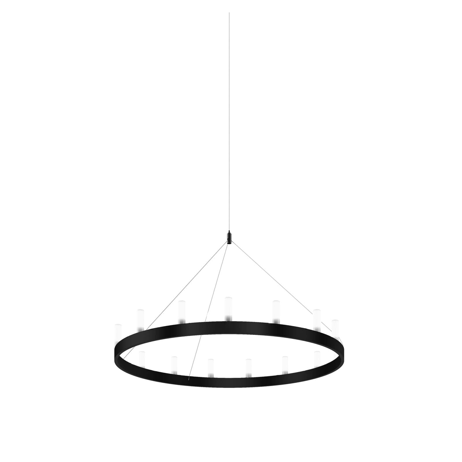 Suspension Lamp CHANDELIER Small Black by David Chipperfield for ...