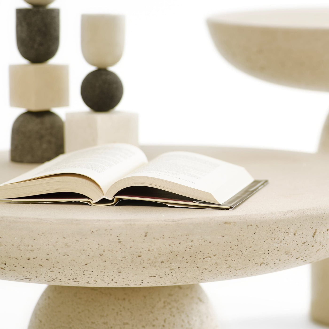 Coffee Table OLO Ivory by Antonio Facco - Design Italy