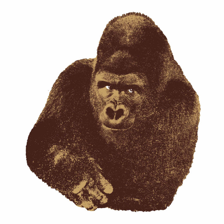 Silkscreen Print QUINDICI, IL GORILLA by Enzo Mari - 112x112cm. Shop on ...