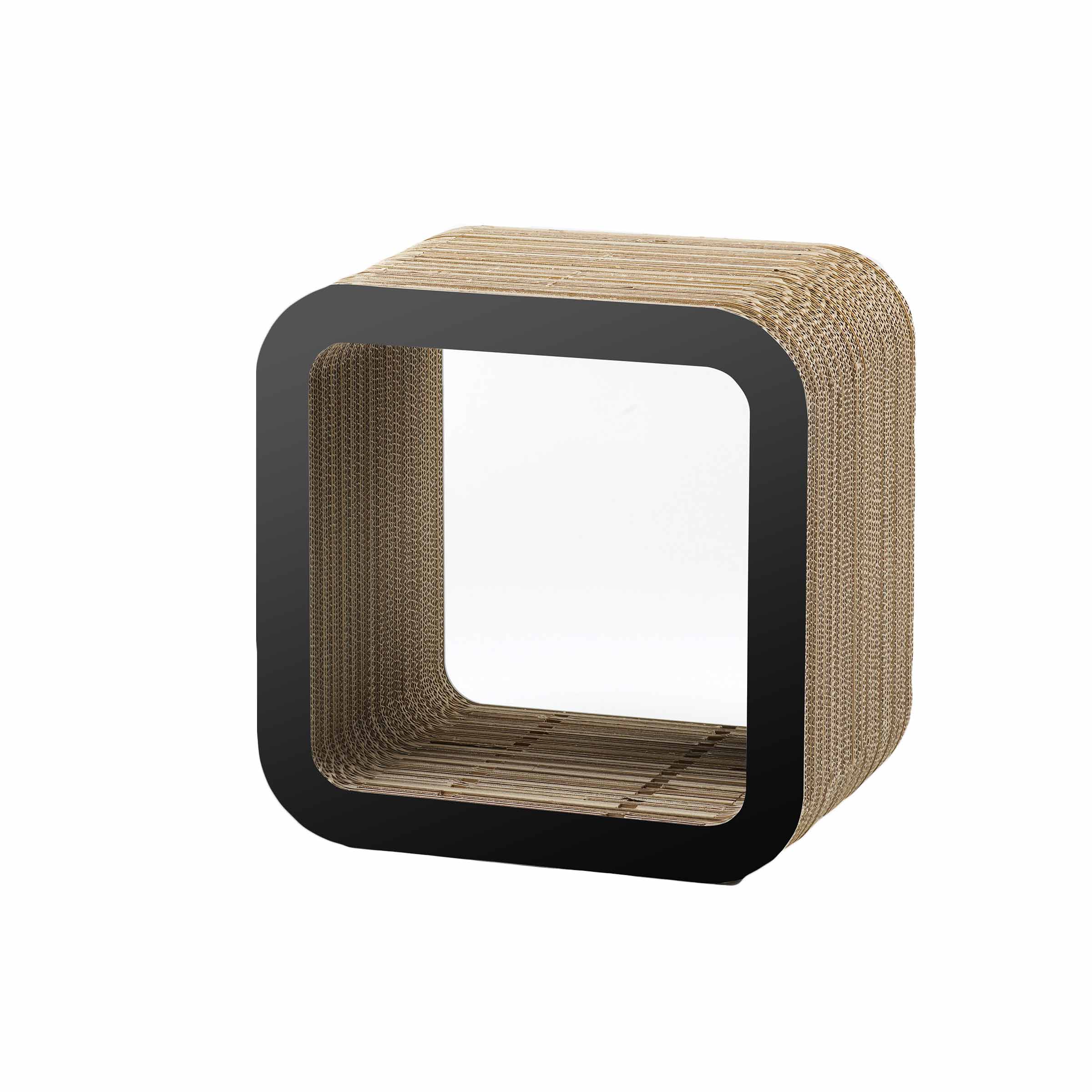 Modular Cardboard Shelf MORETTO Set of Two 45 Open Back by Lessmore ...