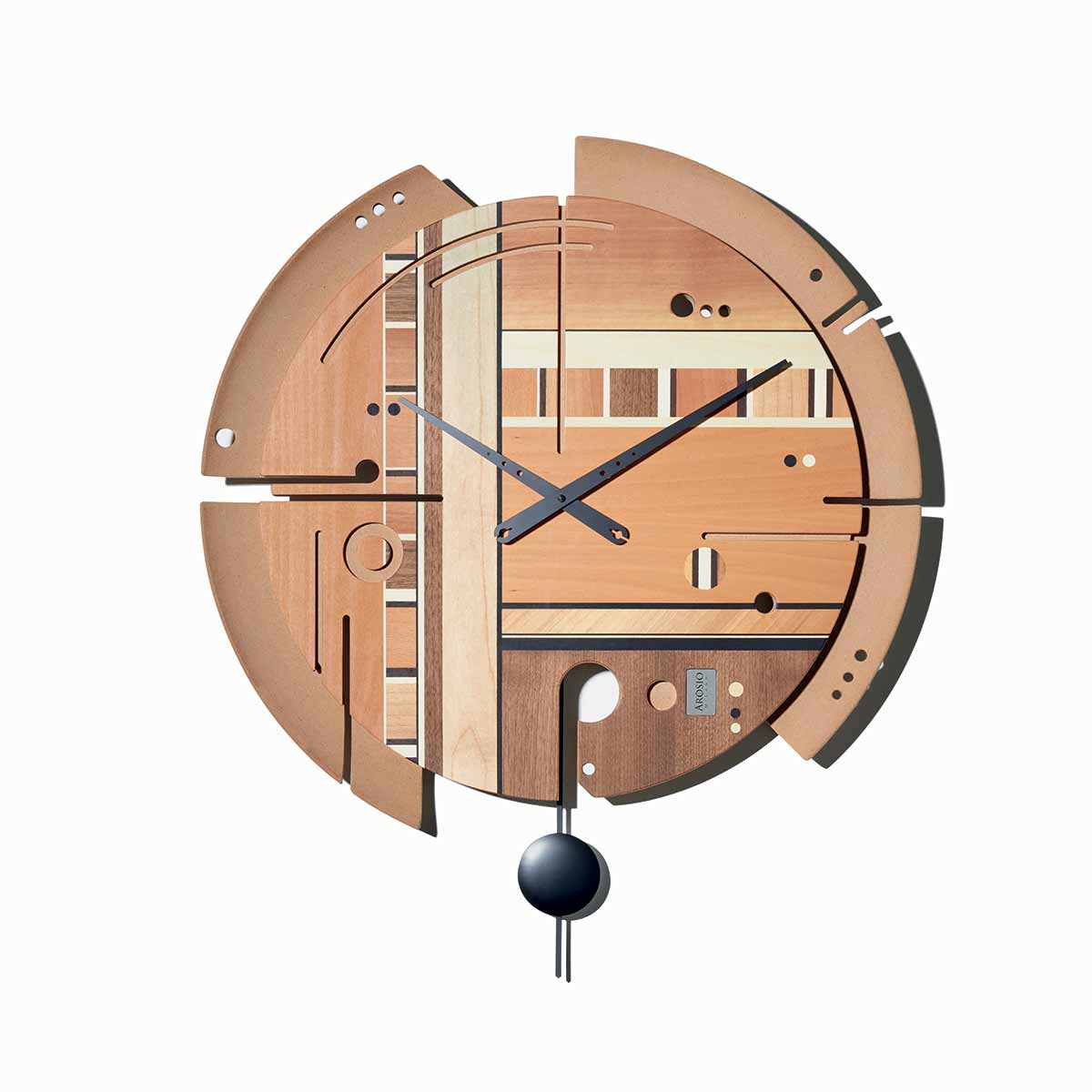 Wall Clock SAMADA Natural. Shop on Design Italy